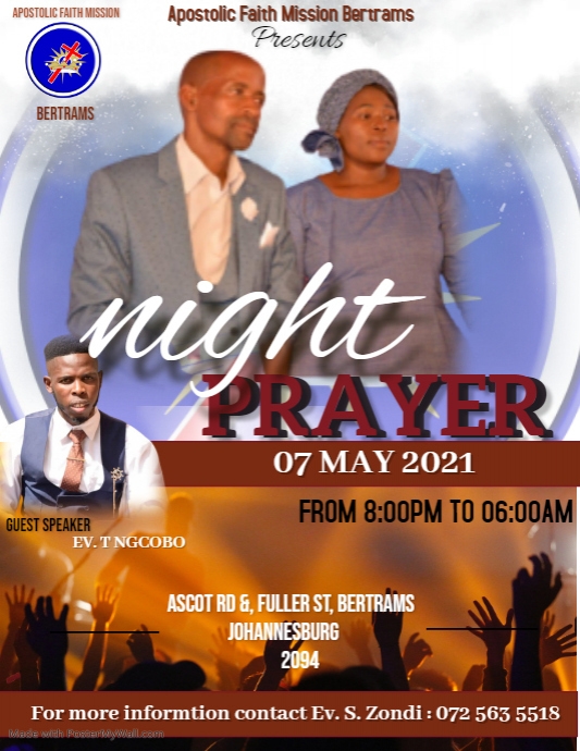 Copy of Worship night | PosterMyWall