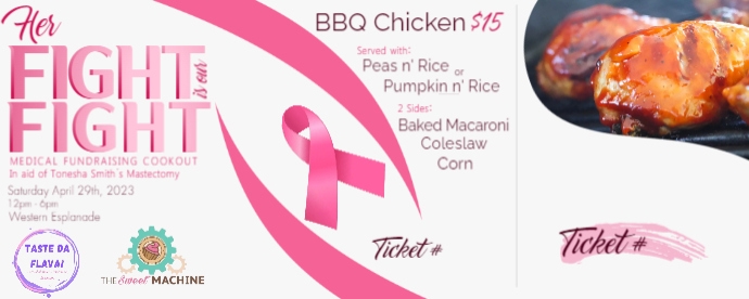 Cookout BBQ Chicken Ticket | PosterMyWall