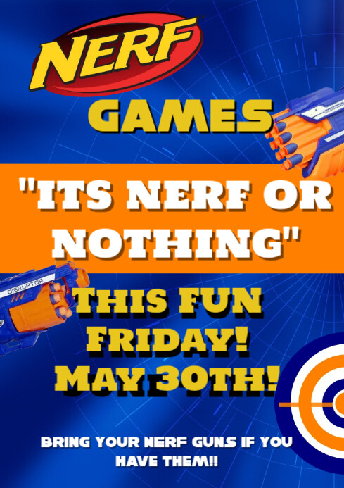 Nerf Fun Day | PosterMyWall