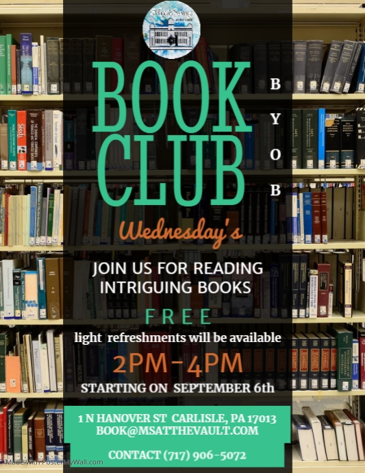 Book Club Flyer | PosterMyWall