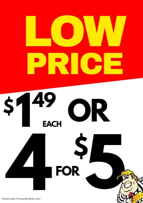 Price Tag | PosterMyWall