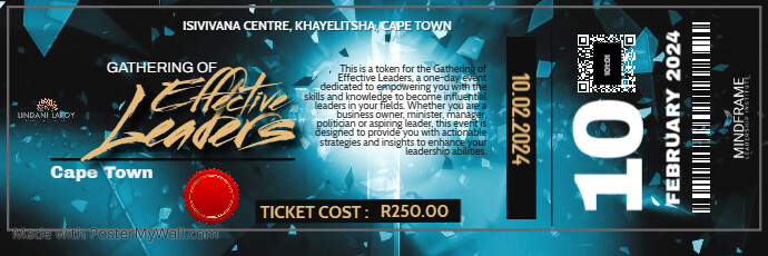 paper background ticket template | PosterMyWall