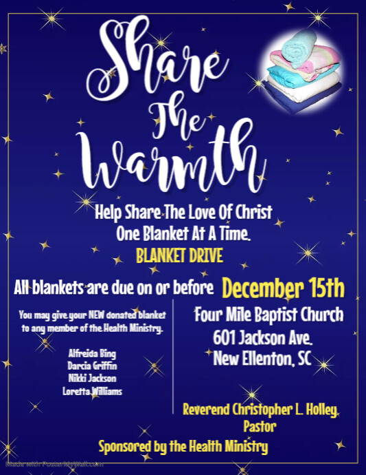 Share the warmth Flyer | PosterMyWall