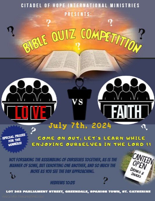 Green Quiz Night Contest Flyer | PosterMyWall