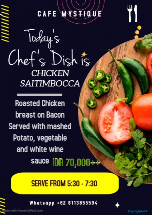 Copy of Vegetarian flyers | PosterMyWall