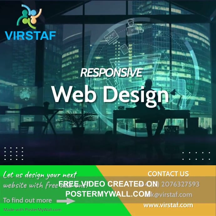 Copy of Web Design Company Video Ad | PosterMyWall