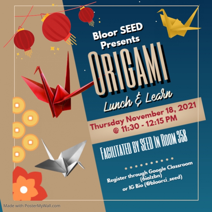 Copy of Origami - Event | PosterMyWall