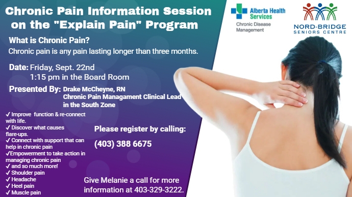 Copy of Chronic Pain Info Session | PosterMyWall
