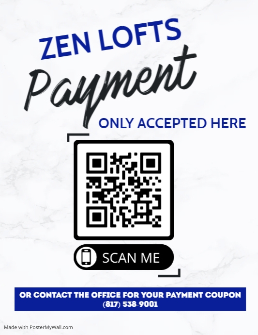 payment accepted here qr code scan (6) | PosterMyWall