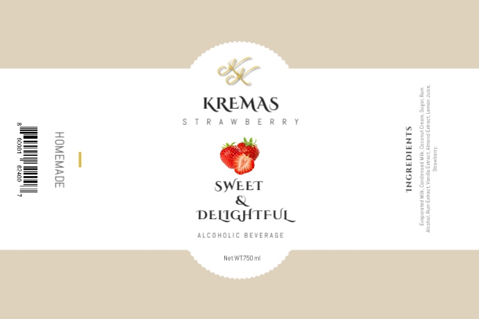 Copy of Classic Beige Winery Label | PosterMyWall