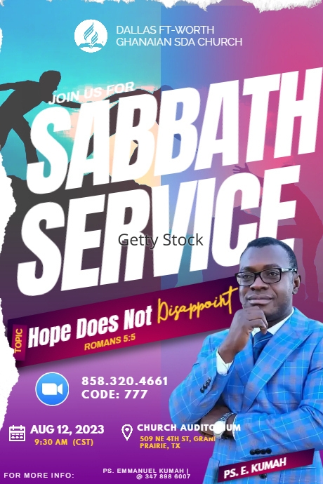 prayer and fasting service flyer | PosterMyWall