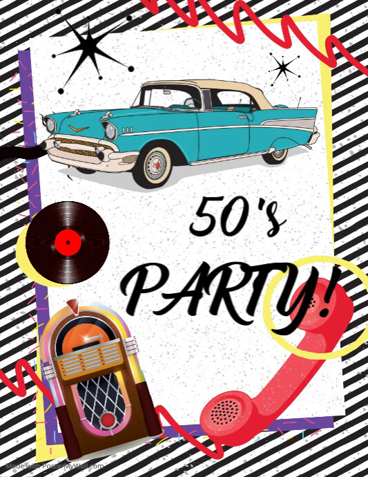 50'S PARTY | PosterMyWall