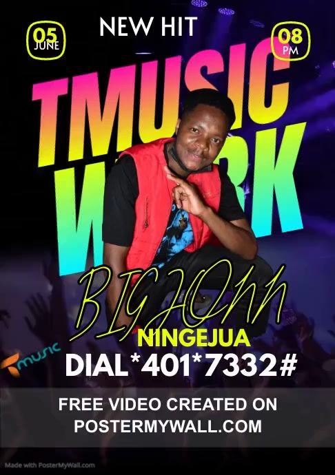 Copy of BIG JOHN WIVU SINA | PosterMyWall