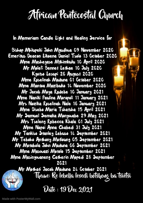 Copy of CANDLELIGHT VIGIL FLYER | PosterMyWall