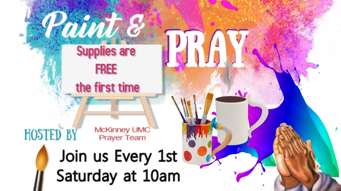 Paint & Pray Monthly | PosterMyWall