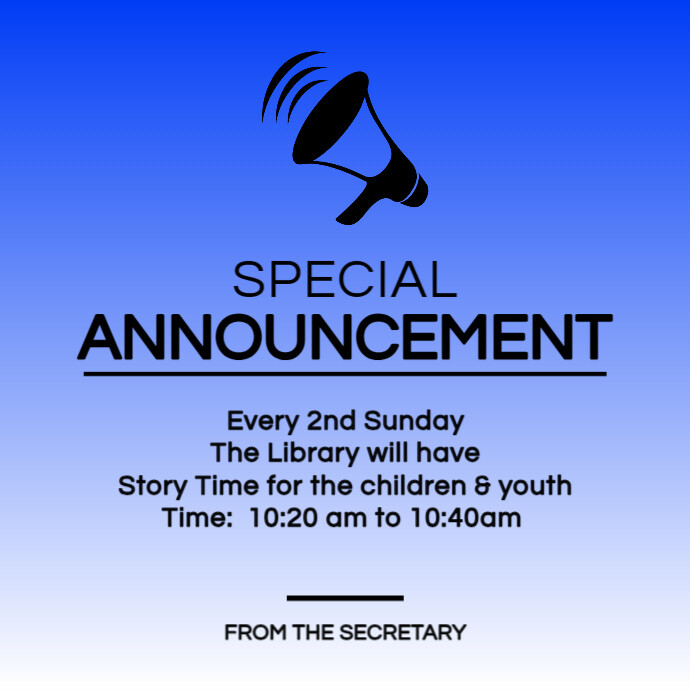 Announcement flyers (1) | PosterMyWall