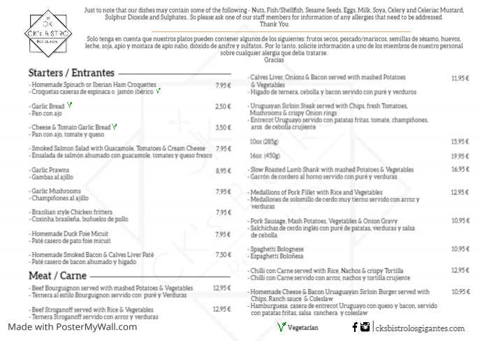 Main Menu | PosterMyWall