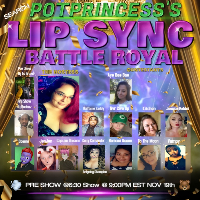 Copy of LIP SYNC | PosterMyWall