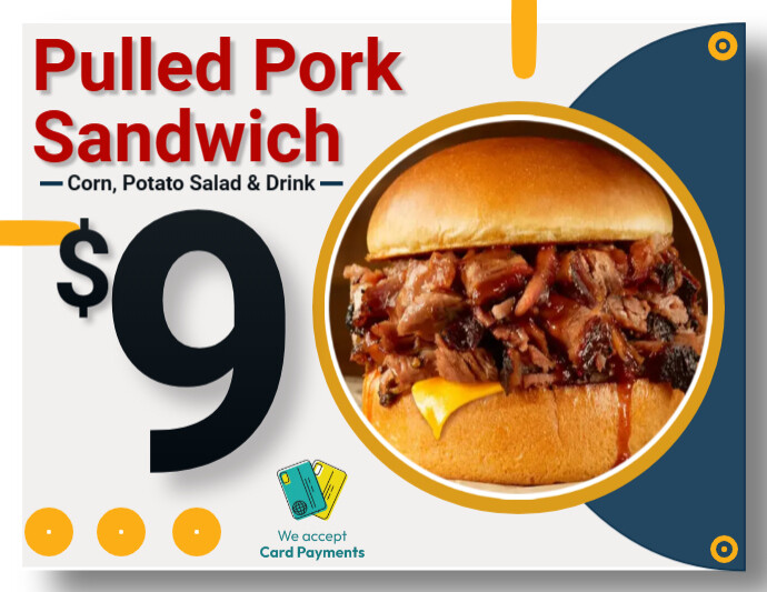 national pulled pork | PosterMyWall