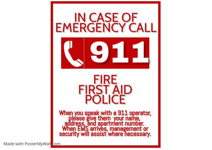 Emergency Flyer Template | PosterMyWall