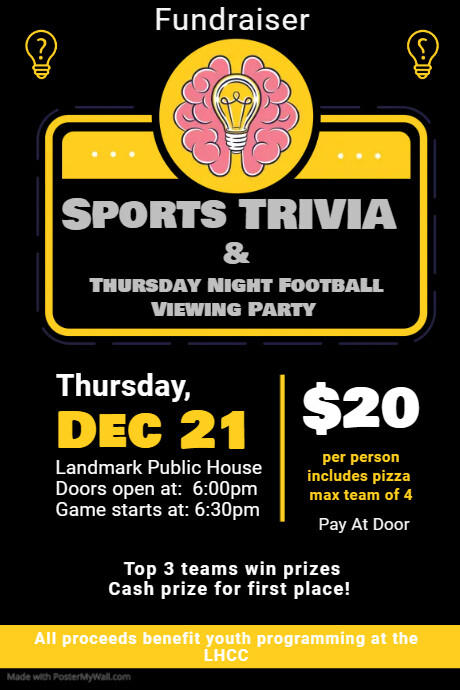 Trivia night, trivia, event | PosterMyWall