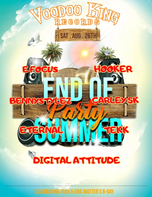 Copy of Summer Outdoor Party Flyer / Poster Template | PosterMyWall