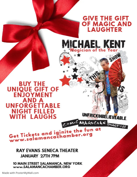 Gift celebration opening flyer template | PosterMyWall