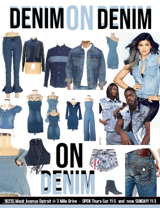 Copy of Denim Sale Flyer Template (1) | PosterMyWall