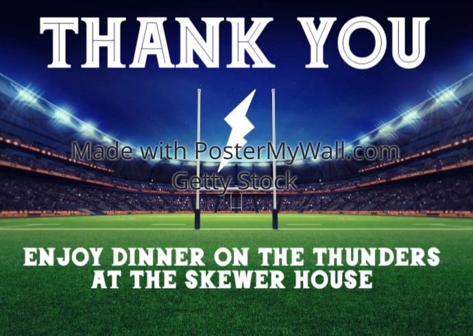 Copy of Vintage Rugby Game Flyer Template | PosterMyWall