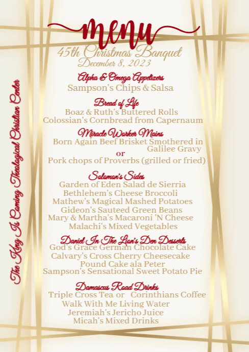 Menu Template | PosterMyWall