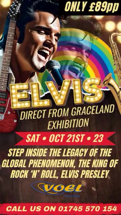 Elvis Presley Birthday Celebration Template | PosterMyWall