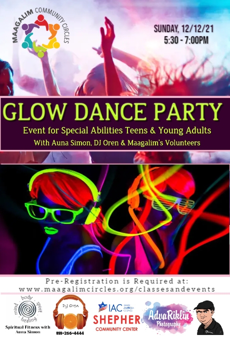 Dance & Glow Party | PosterMyWall
