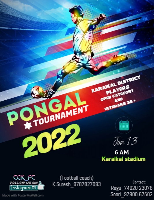 Copy of Futsal Football Tournament Flyer Poster | PosterMyWall