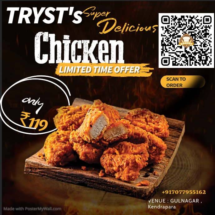 Copy of Copy of Fried Chicken Ads | PosterMyWall