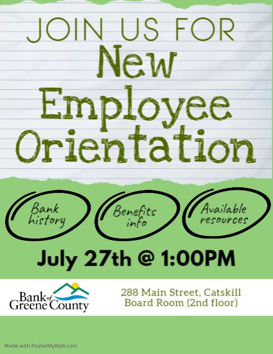 New Employee Orientation (6) | PosterMyWall