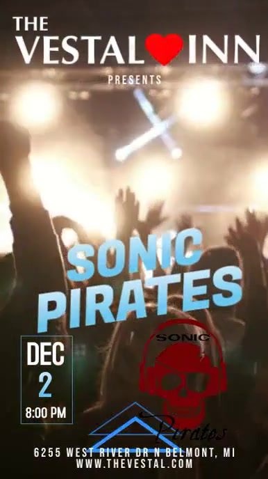 Sonic Pirates FB | PosterMyWall