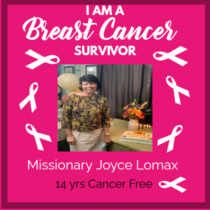 Breast Cancer Survivor Post Template | PosterMyWall