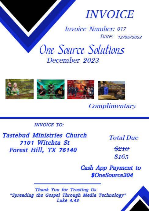 TMC November Invoice | PosterMyWall