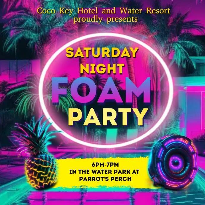 Foam Party | PosterMyWall