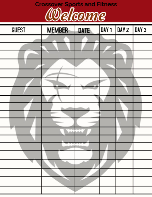 Thanksgiving guest list design | PosterMyWall