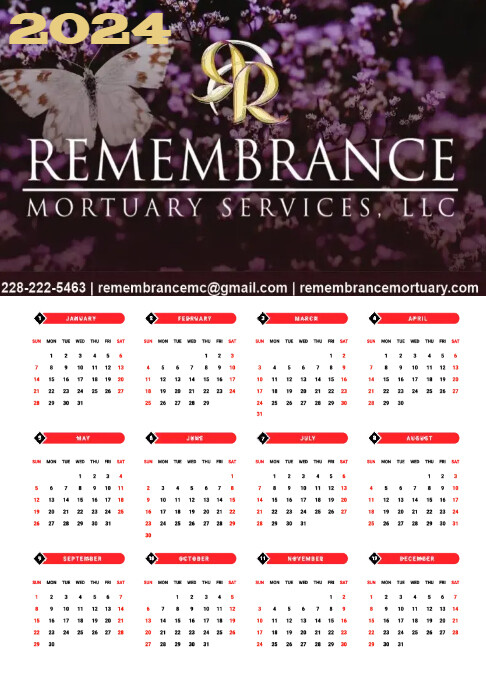 CHURCH CALENDAR 2024 | PosterMyWall