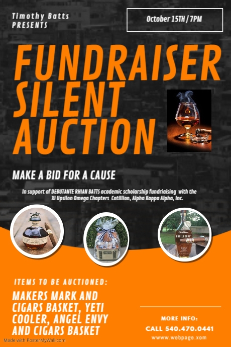 Copy of Charity Auction Flyer Template | PosterMyWall