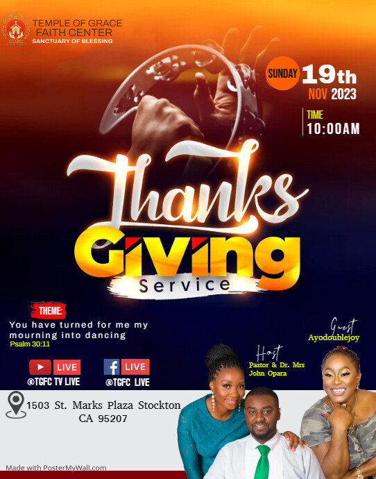 Church Flyer Template | PosterMyWall
