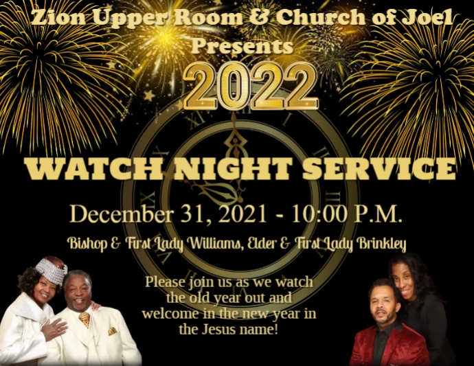 Copy of Watch Night Service | PosterMyWall