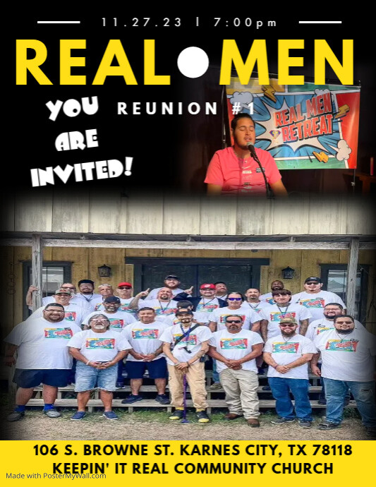 men's ministry | PosterMyWall