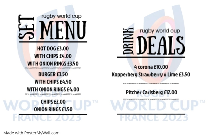 Set Menu Template | PosterMyWall