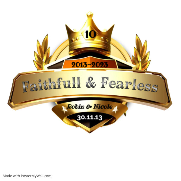 3D gold crown logo | PosterMyWall