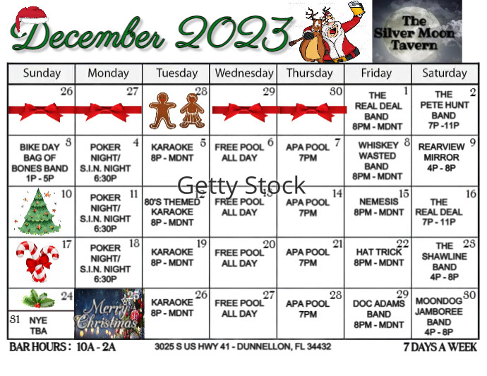 December Menu 2023 | PosterMyWall