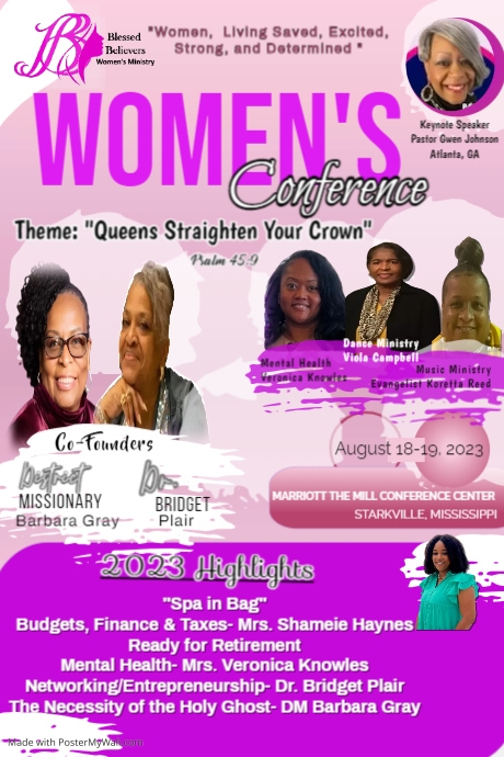 Copy of Women Conference Flyer Template | PosterMyWall