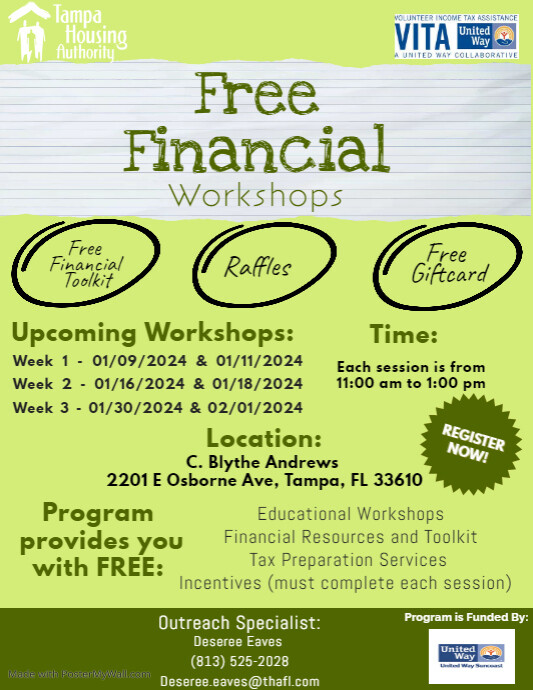 Personal Finance Workshop Flyer | PosterMyWall